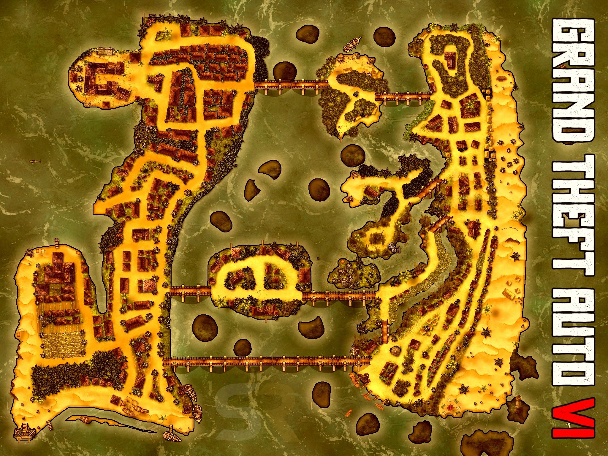 What GTA 6: Vice City's Map Would Look Like On RDR2's Timeline