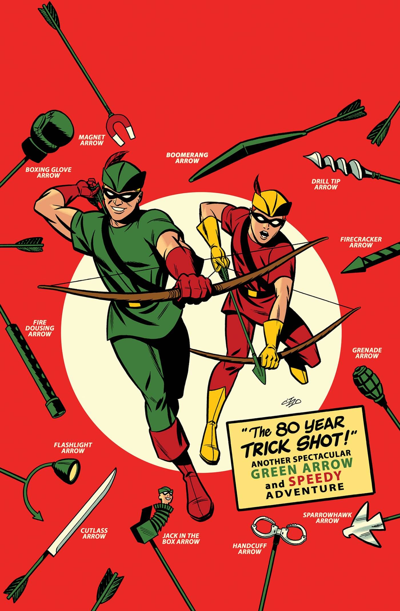 Green Arrow's Spectacular 80th Anniversary Variant Cover Art Revealed