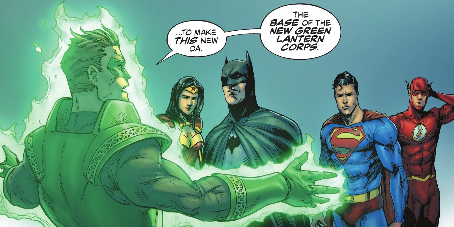 Green Lantern Wants To Turn Earth Into The New Oa
