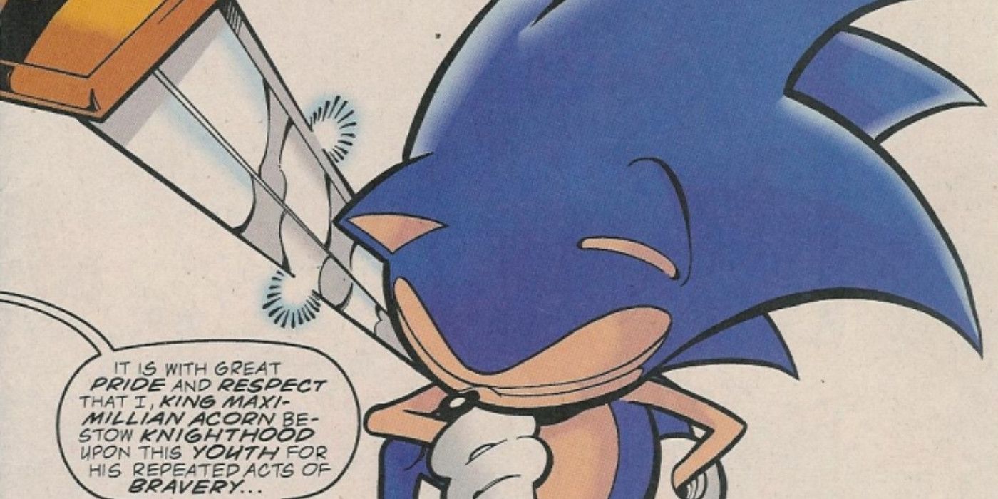 Sonic Was A Knight in the Comics Long Before the Video Games