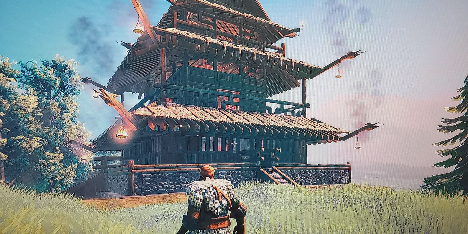 Valheim Player Brings Japanese-Style Temple To the Viking Realm
