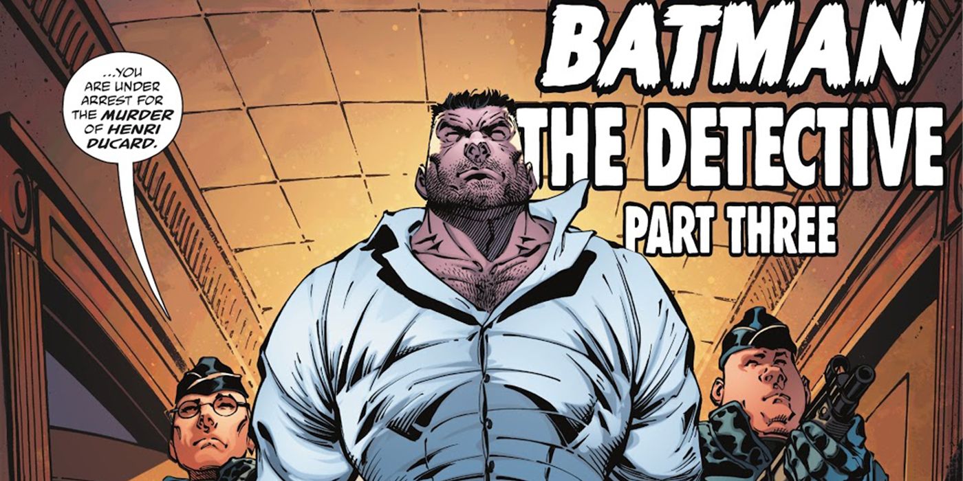 Batman Was Just Arrested For Murdering His Mentor