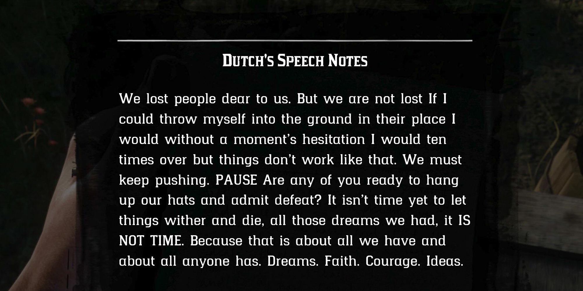 One RDR2 Fact Completely Changes Dutch's Character