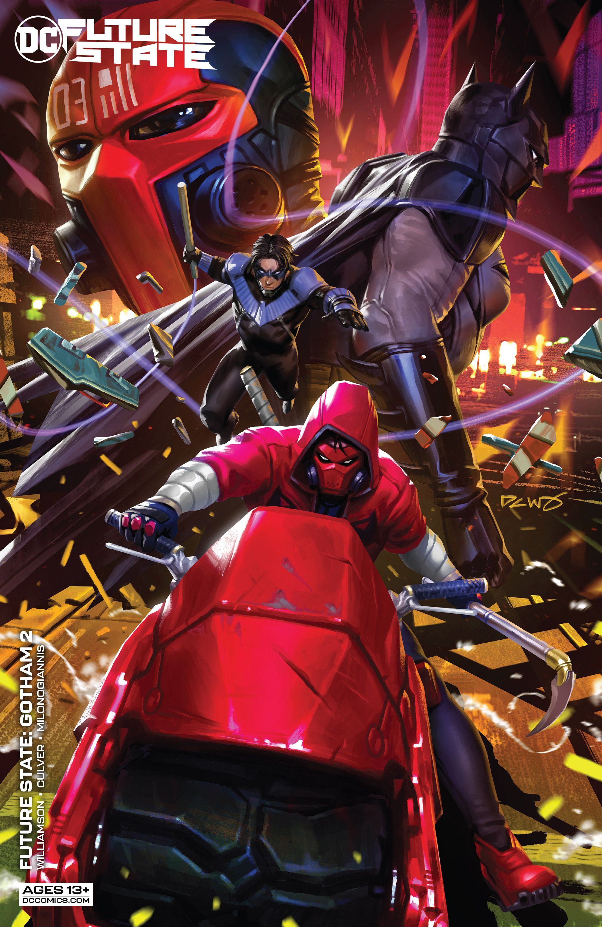 Red Hood Takes on Nightwing, Robin and Signal With Brutal New Weapon