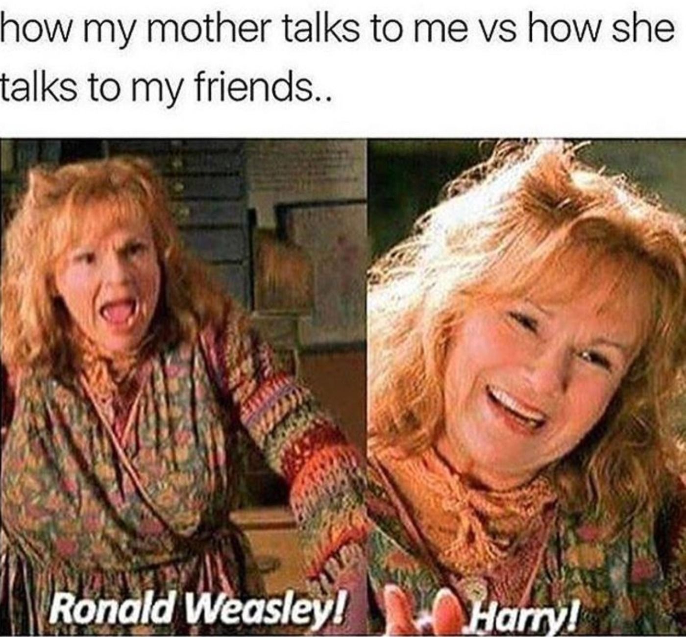 Harry Potter: 10 Hilarious Memes That Prove Mrs. Weasley Loved Harry ...