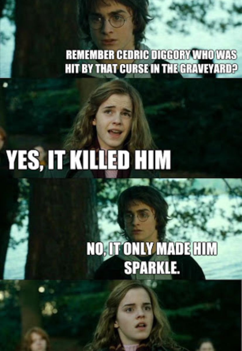 Twilight: 10 Best Edward & Cedric Diggory Mashup Memes To Laugh At