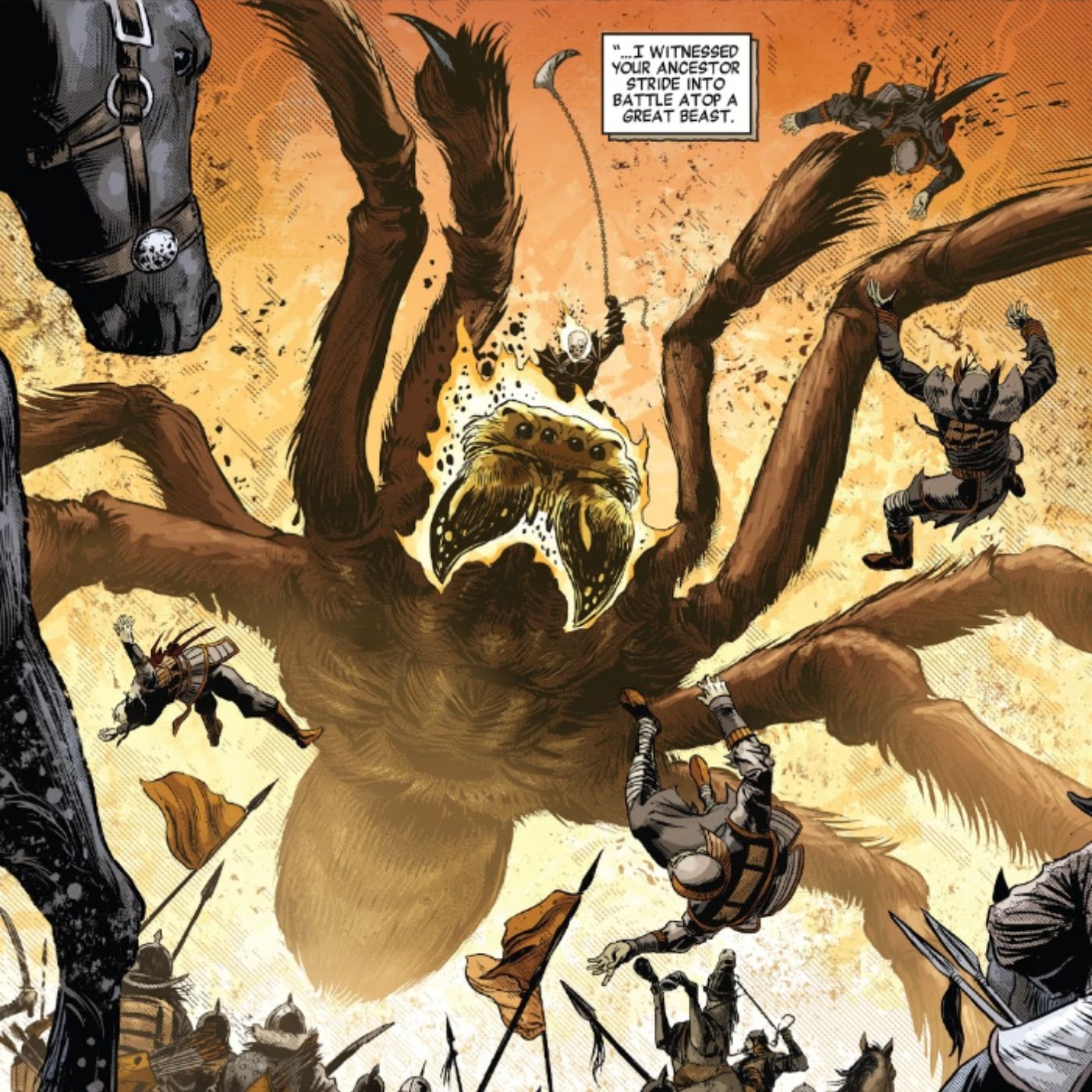 The New Ghost Rider's Mount is Lord of the Rings' Creepiest Monster