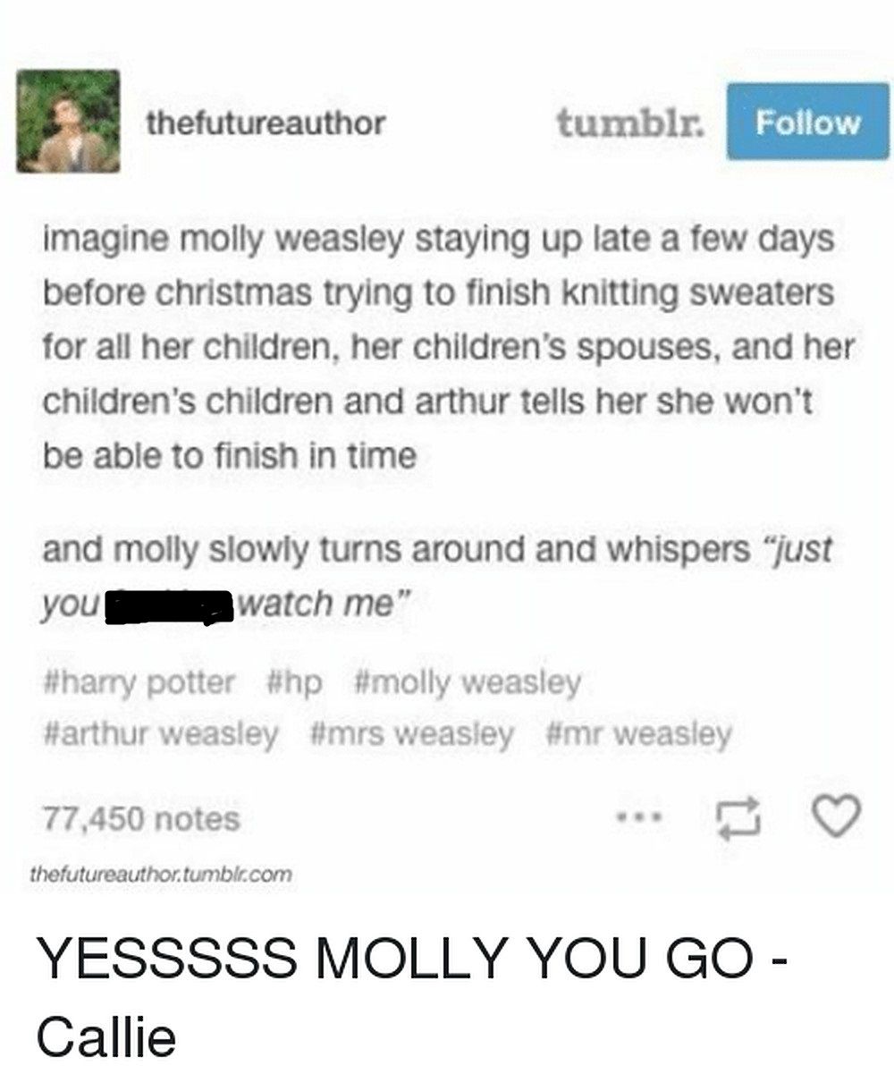 Harry Potter: 10 Hilarious Memes That Prove Mrs. Weasley Loved Harry ...