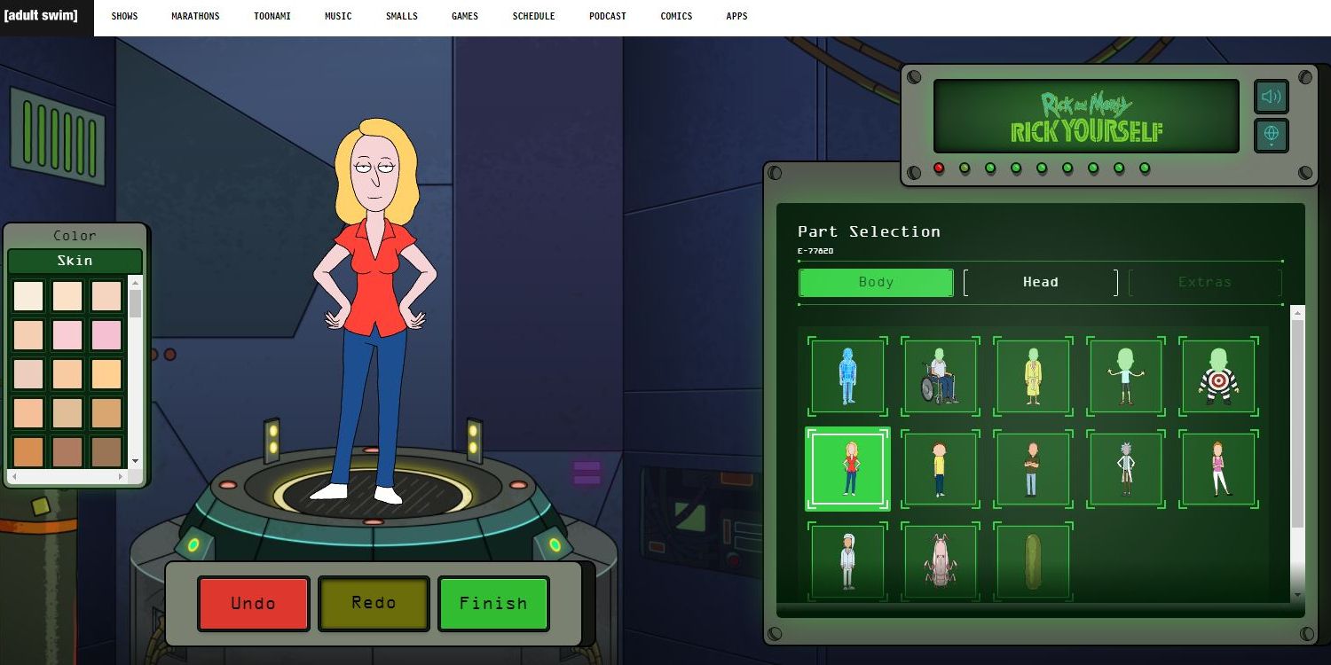 Adult Swim Website Lets You Turn Yourself Into Rick & Morty Character