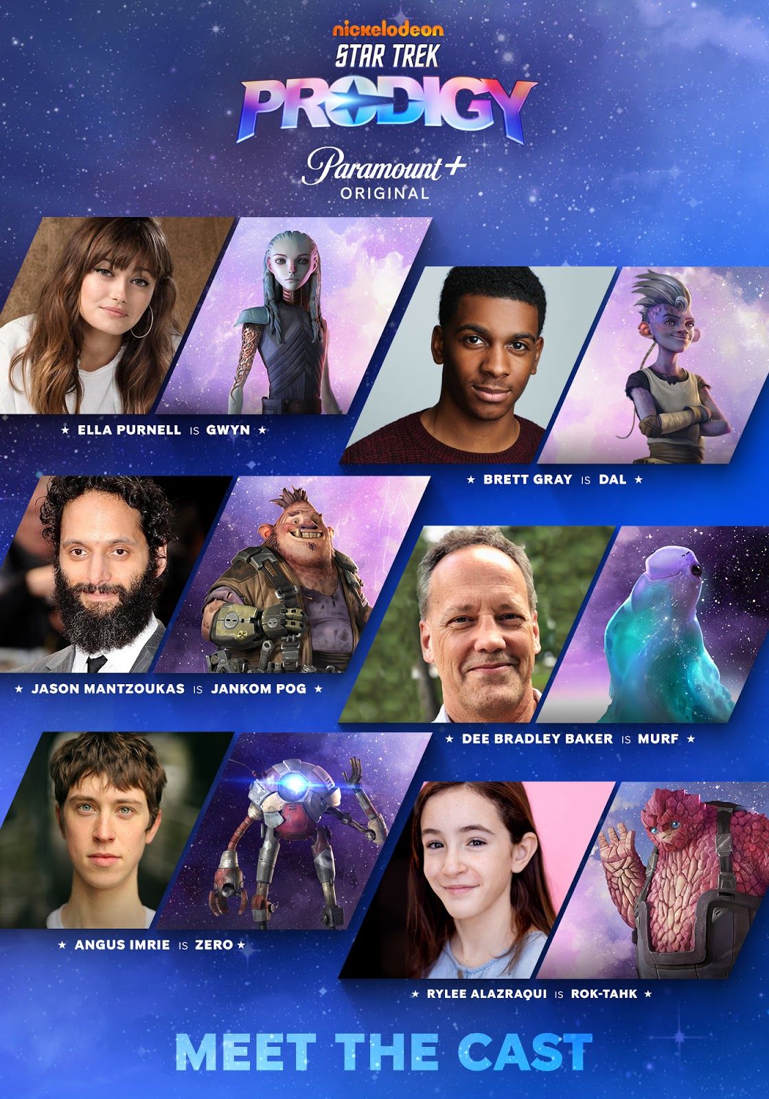 Star Trek: Prodigy Full Cast & First Look Character Images Revealed