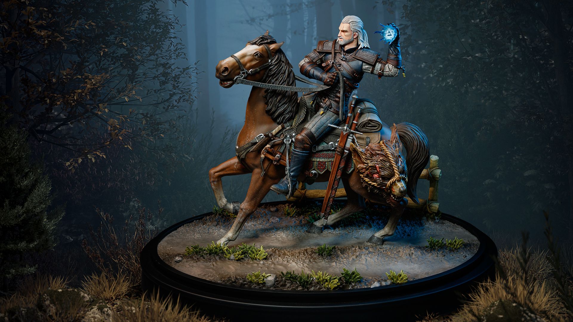 The Witcher: Exclusive Looks At New, Detailed Geralt & Roach Figure