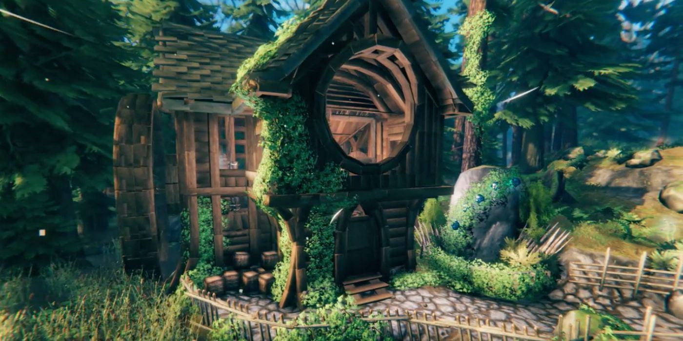 Valheim Player Shows Off Impressive Water Mill Build
