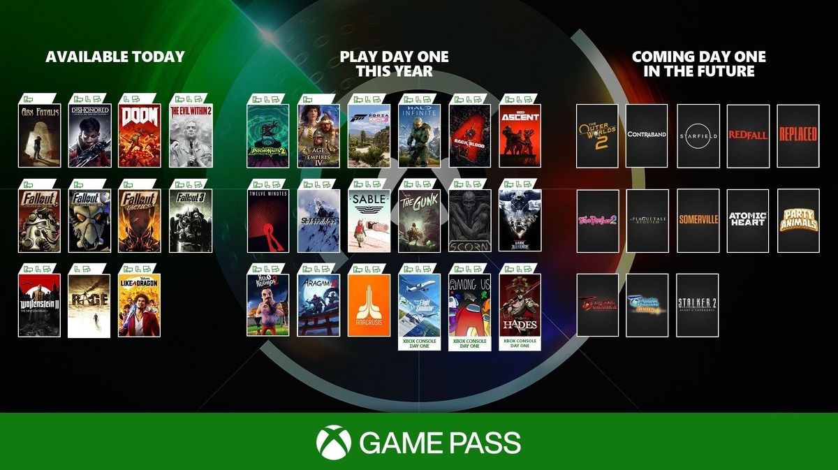 New xbox game pass store