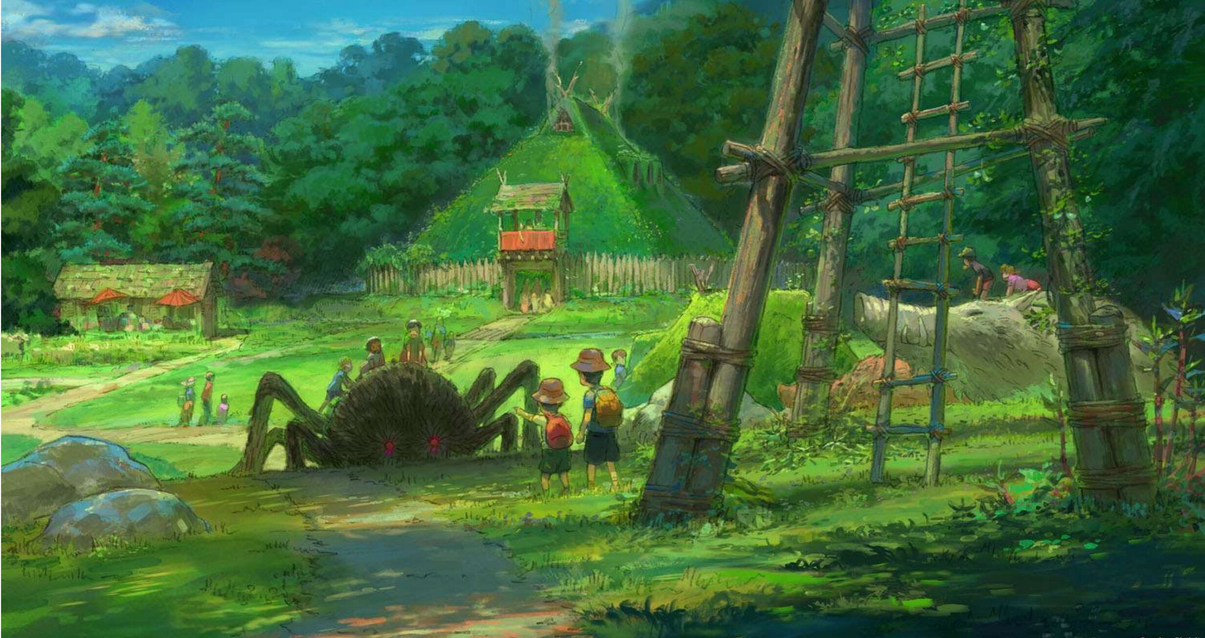 Studio Ghibli Theme Park Reveals Totoro Land Concept Art