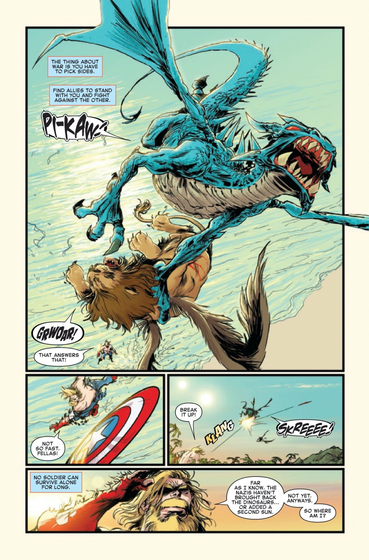 Captain America Just Became Marvel's Newest Barbarian