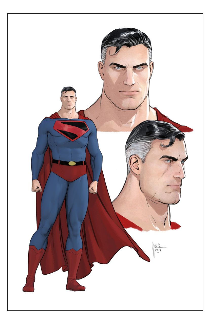 Superman's Alternate Future Costumes Revealed in Concept Art