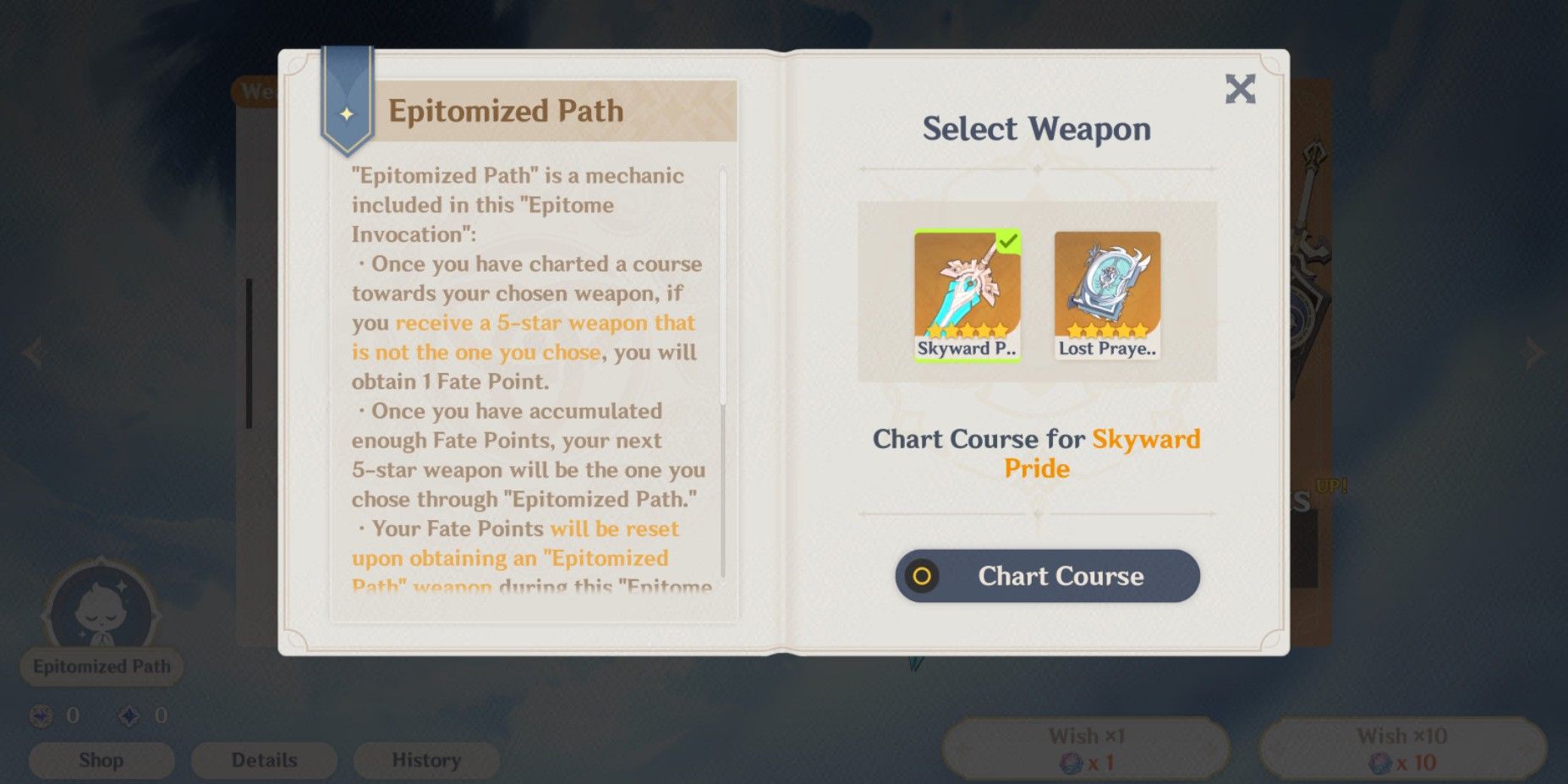 Genshin Impact's New Epitomized Path Weapon Pity System Explained