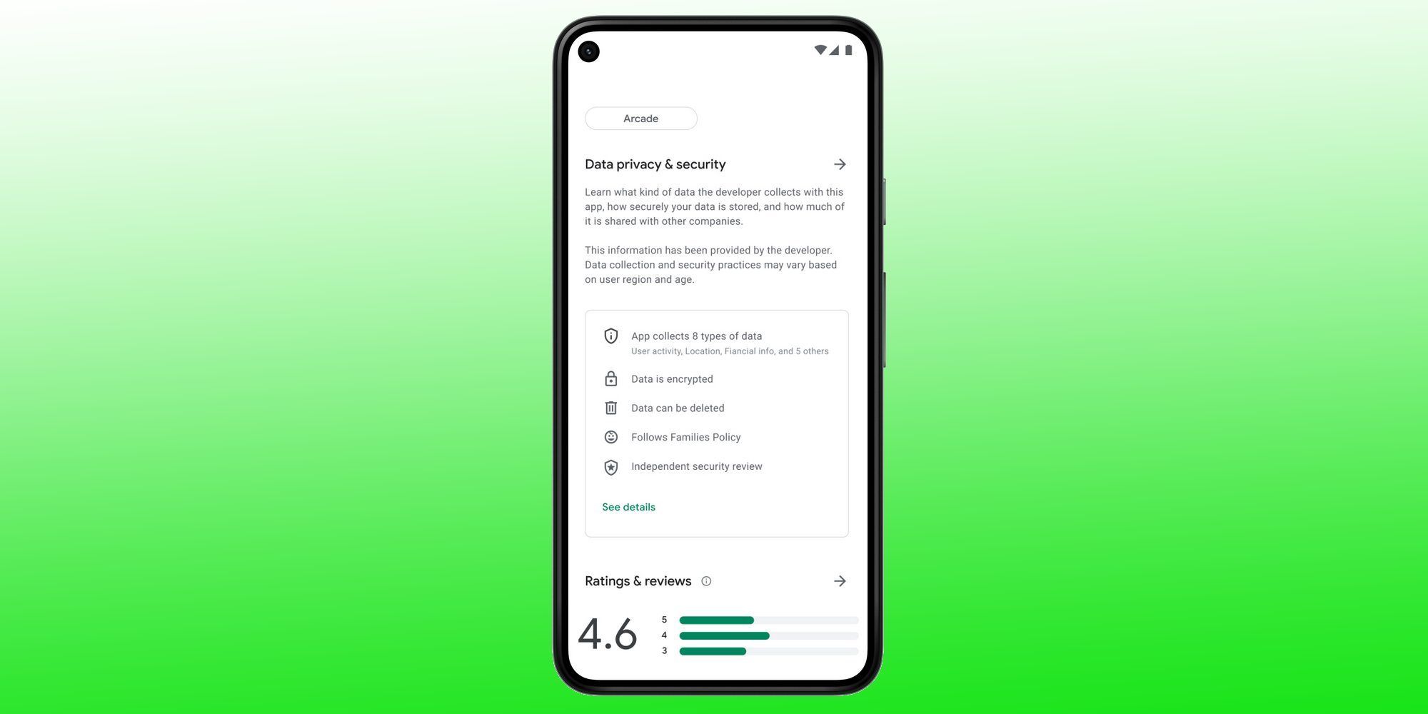 Google Previews Android's Version Of Apple's App Nutrition Labels