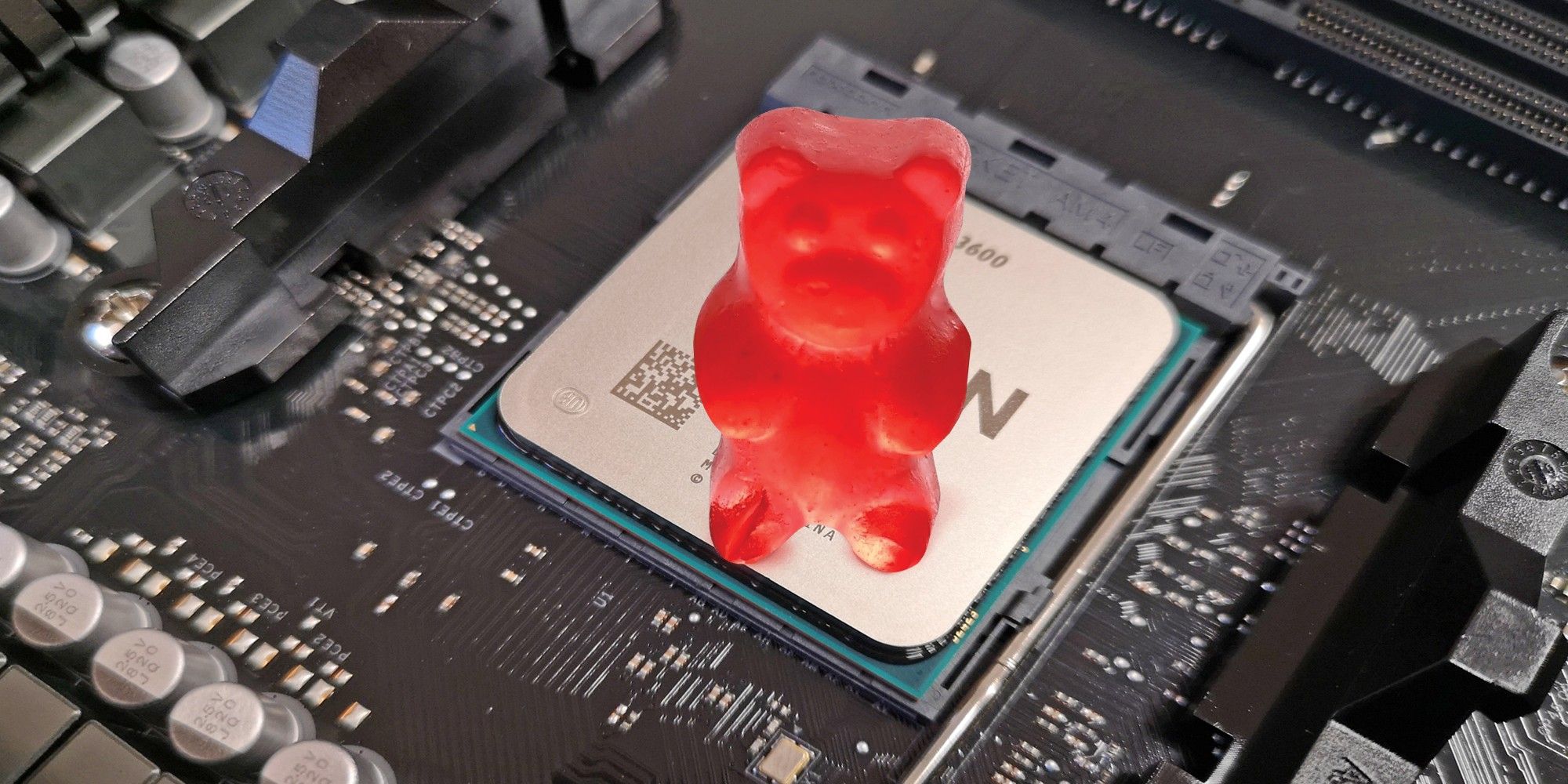 Here's What Happens When You Use A Gummy Bear On Your PC CPU