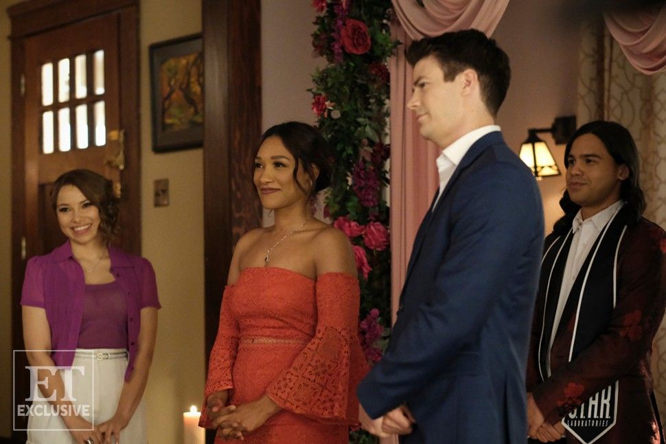 Flash Season 7 Finale Images Reveal Barry & Iris Renew Their Vows