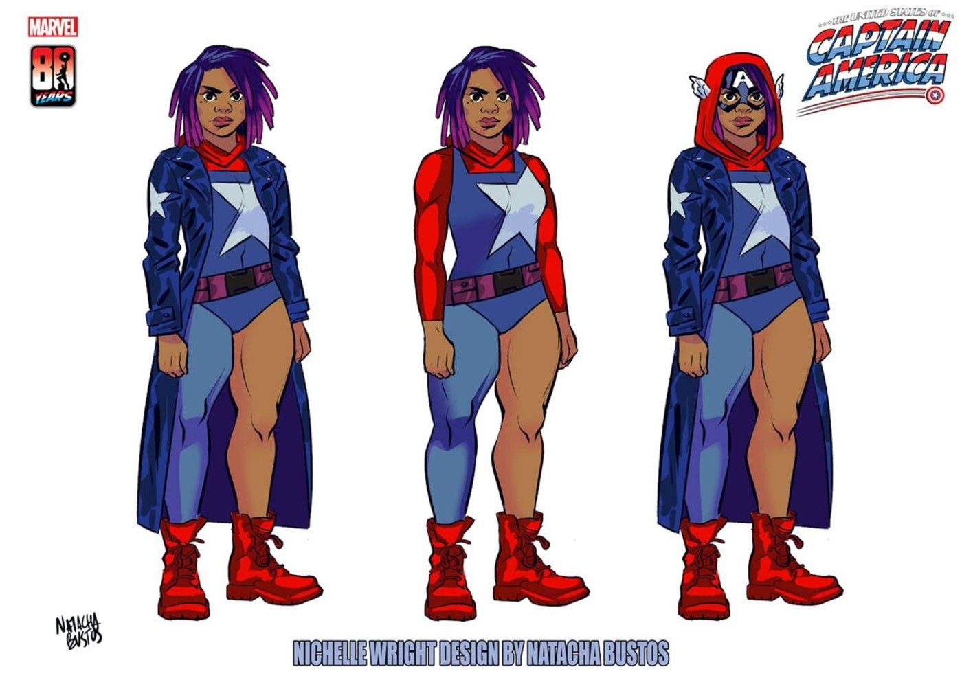 New Look At Marvel's Black, Female Captain America in Action