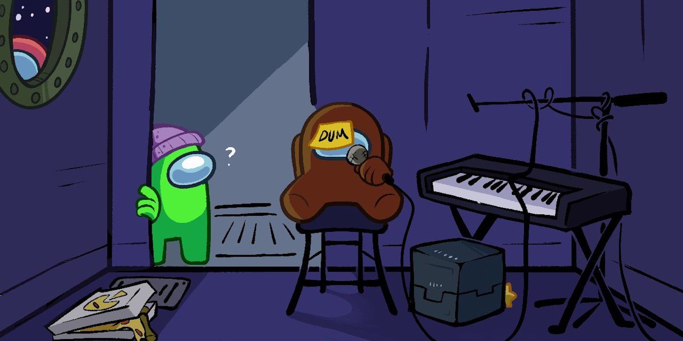 Official Among Us Art References Bo Burnham's Inside