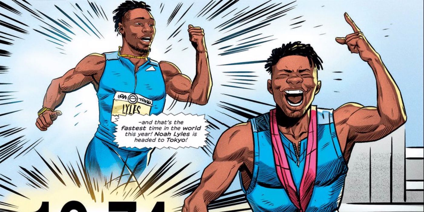 Washington Post Publishes Origin Comic for Olympic Runner Noah Lyles