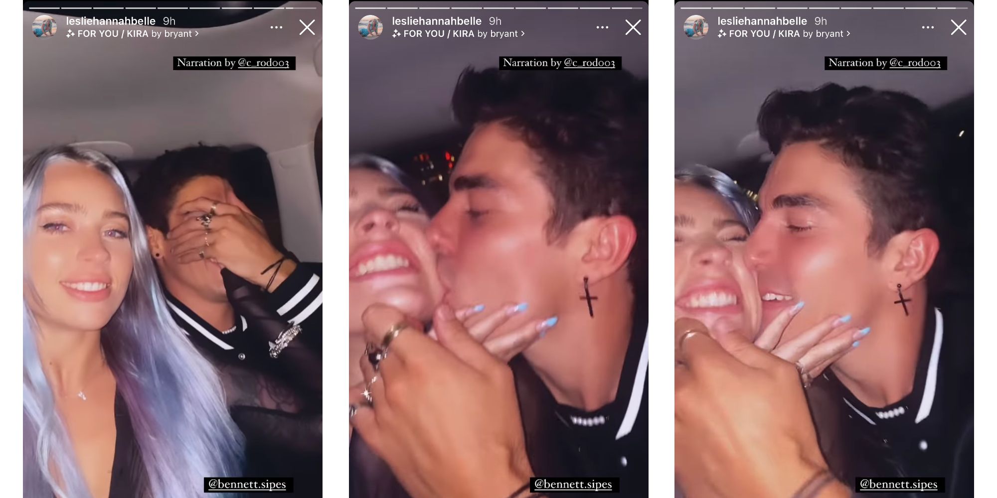 Love Island: Leslie Golden & Bennett Sipes Show PDA In New IG Posts