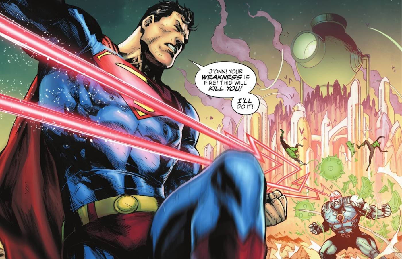 Batman Dodges Darkseid Omega Beam - The Best Picture Of Beam