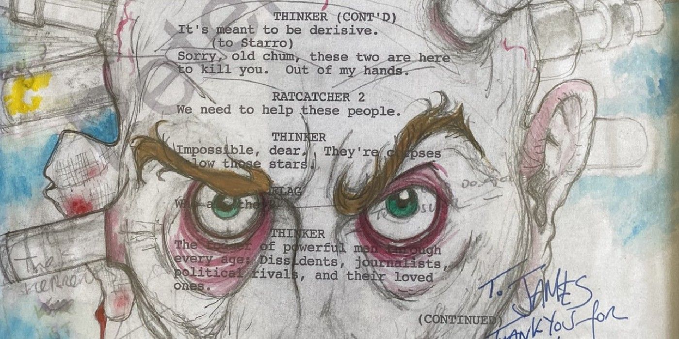 Peter Capaldi Drew His Suicide Squad Character For James Gunn's Wrap Gift