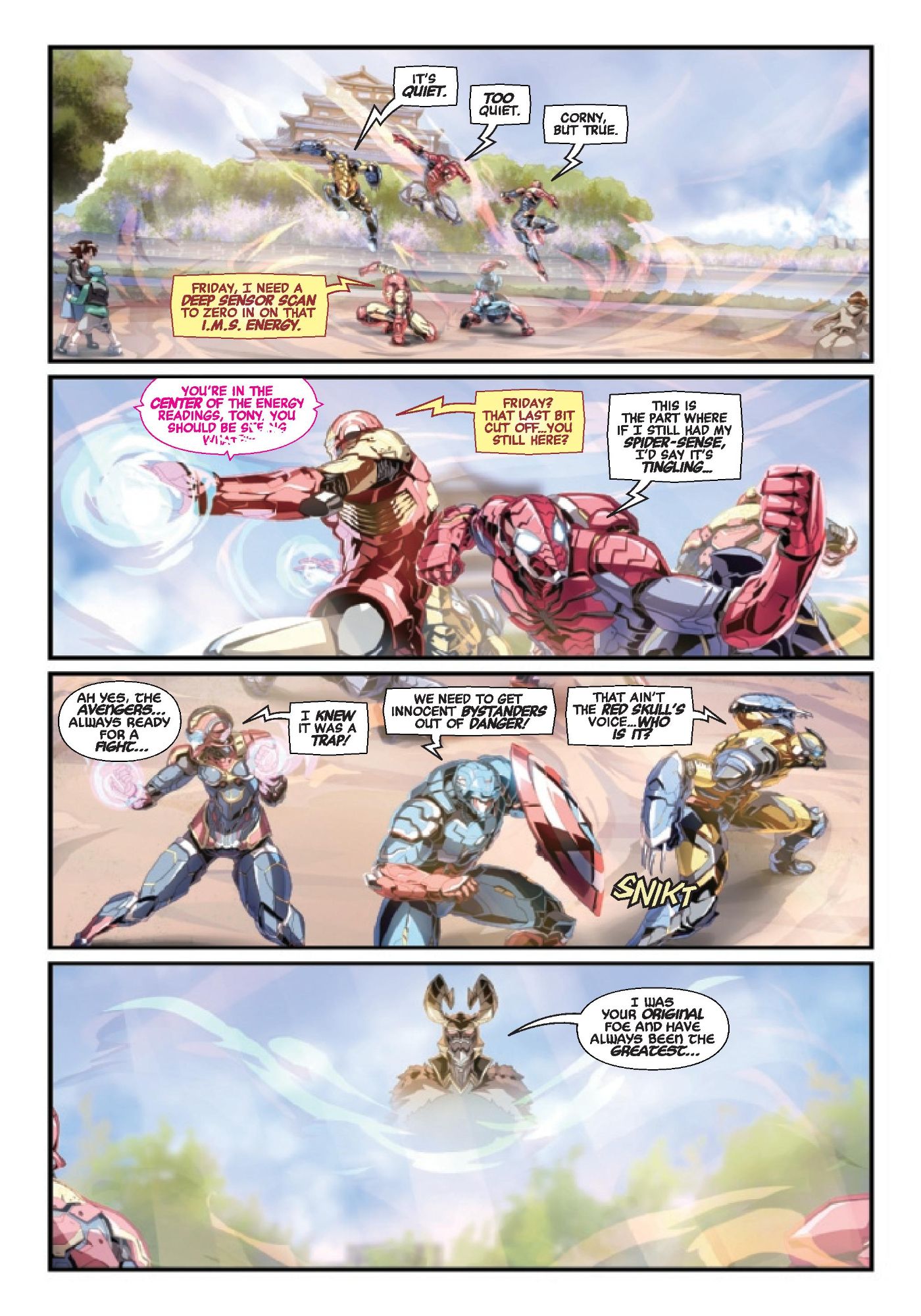 Loki's Ultimate Variant Is Taking On The Iron Armored Avengers