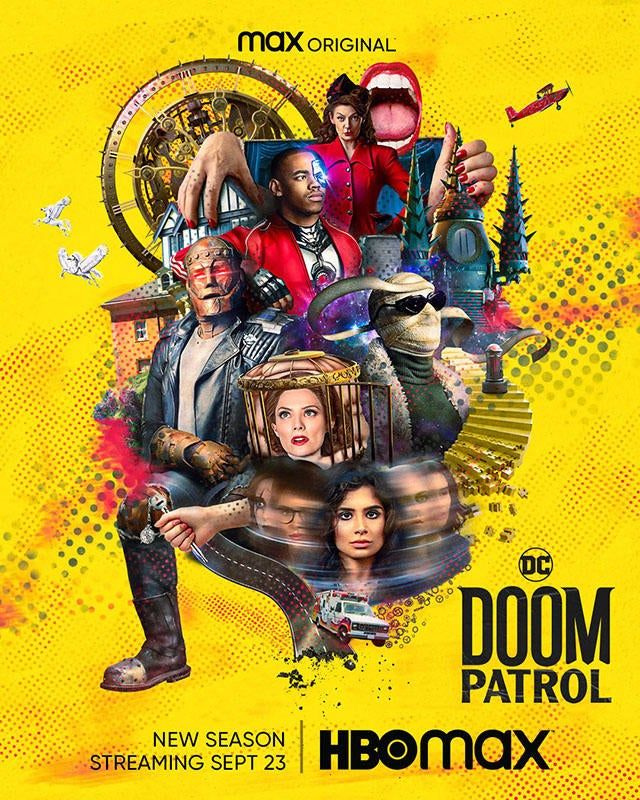 Doom Patrol Season 3 Image Shows Robotman in a Sauna with Garguax Alien