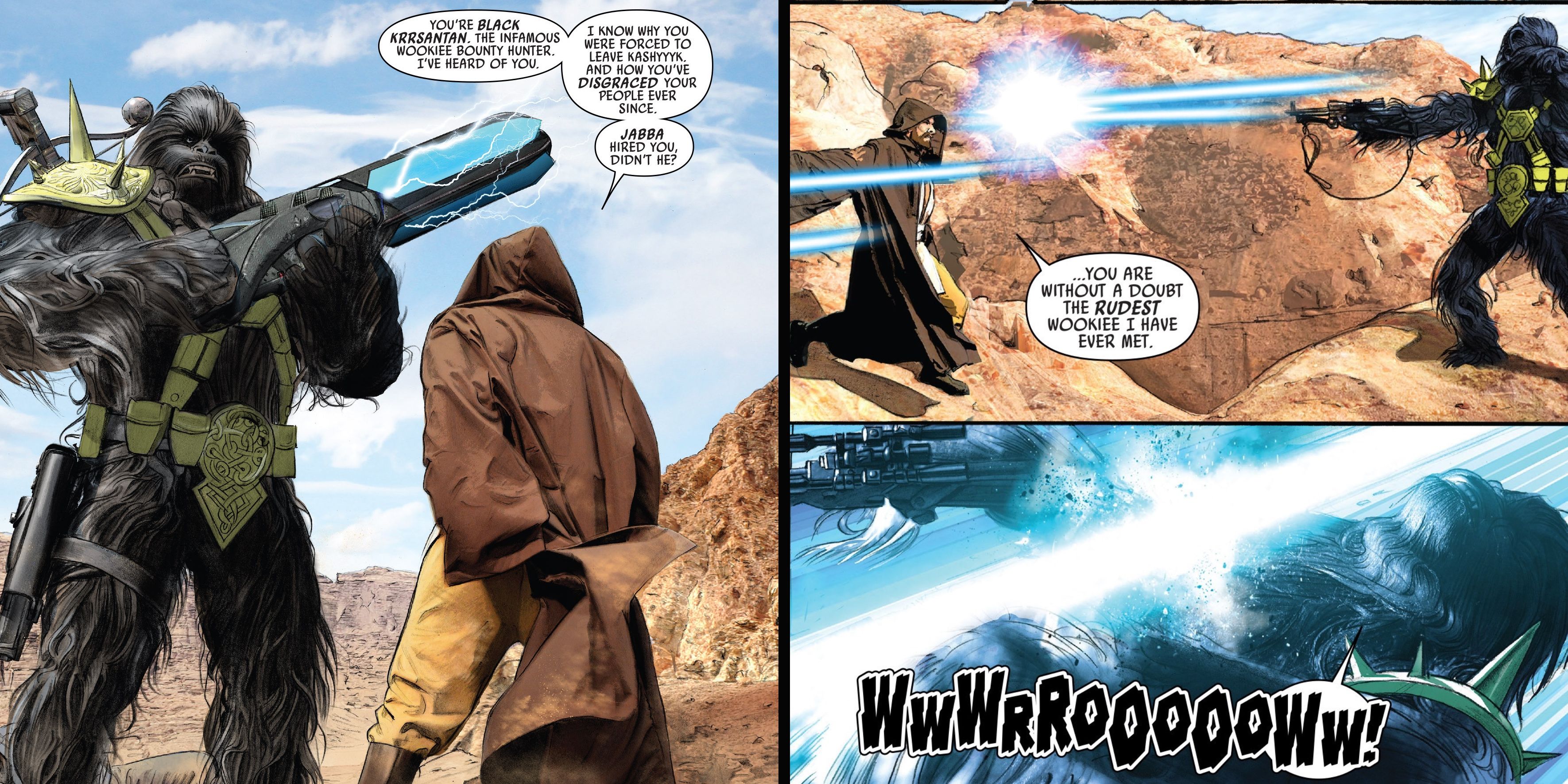 The Evil Version Of Chewbacca Almost Killed Obi-Wan Kenobi