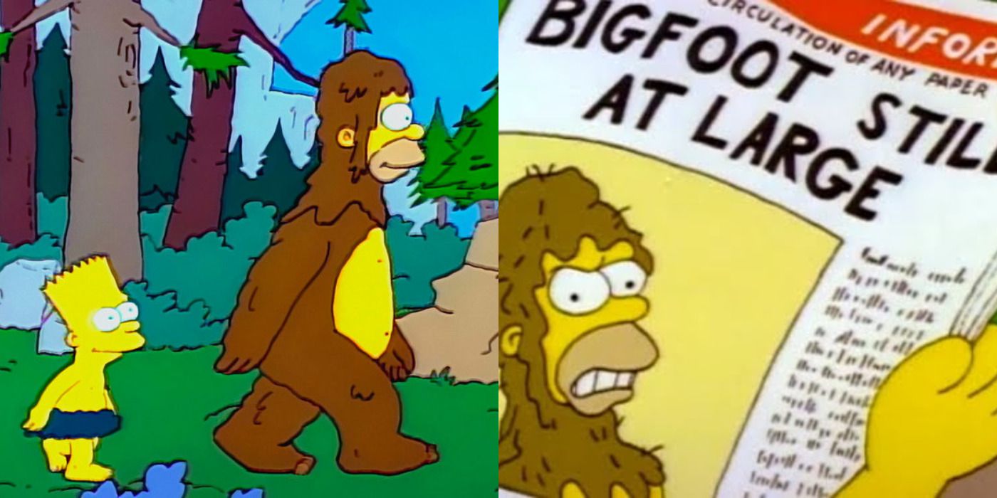 The Simpsons Bigfoot