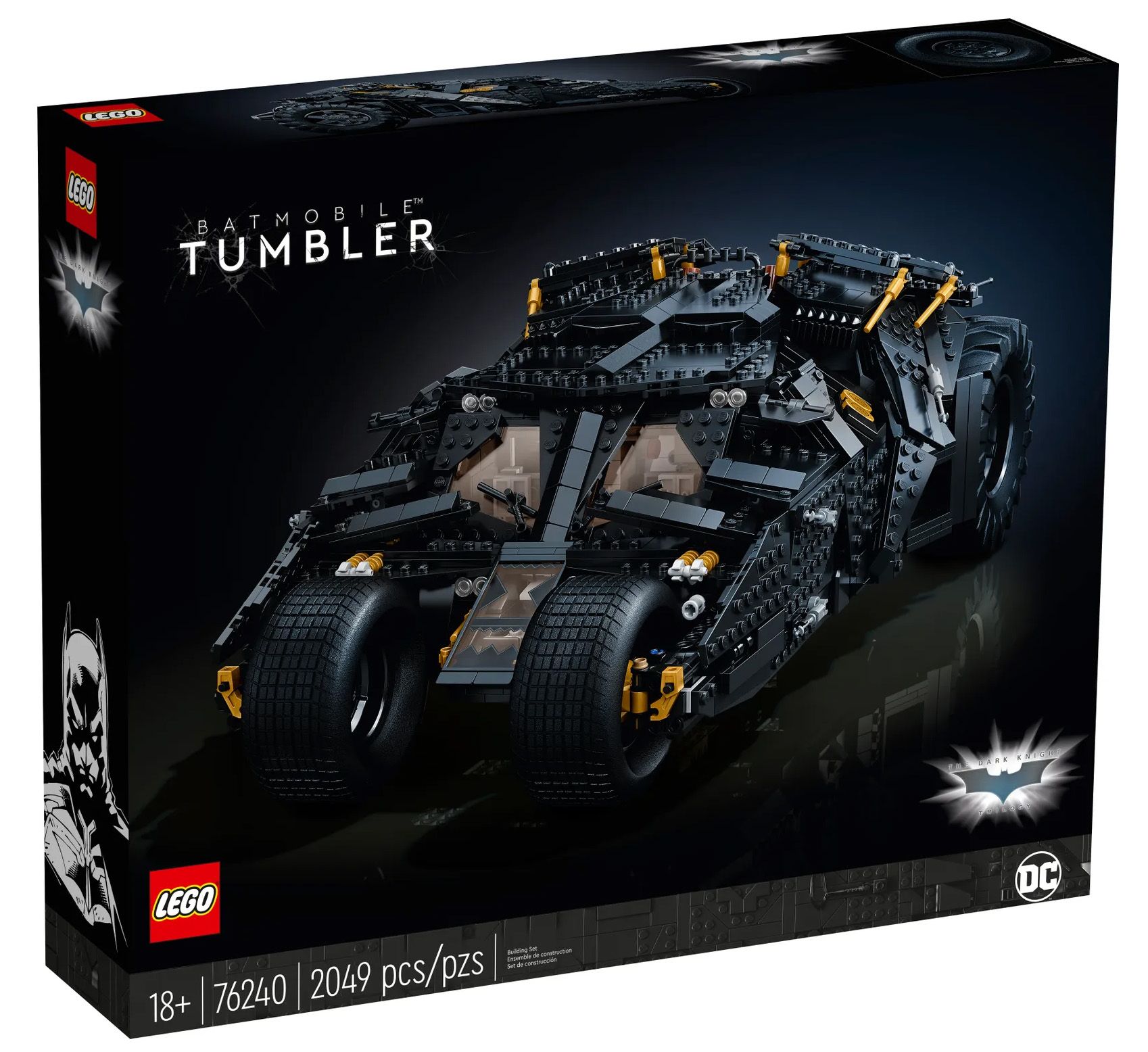 Dark Knight Batmobile LEGO Set With 2000+ Pieces Available for Pre-Order