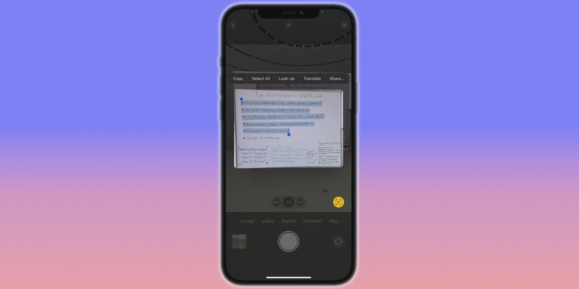 Watch iOS 15's Live Text Stealing A Student's Notes In Class