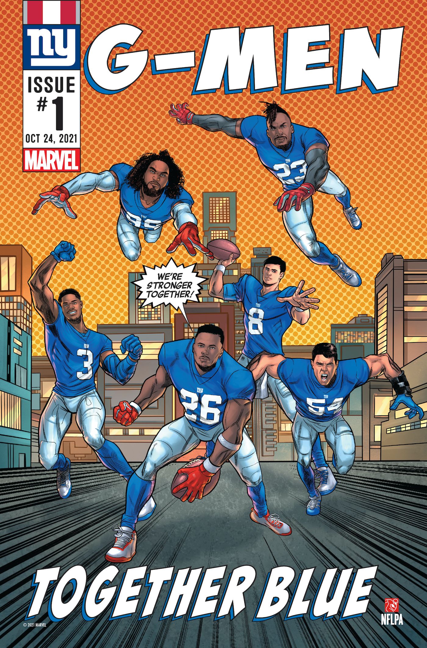Marvel Comics Teams Up With NY Giants For Unique 'G-Men' Merch & Comic