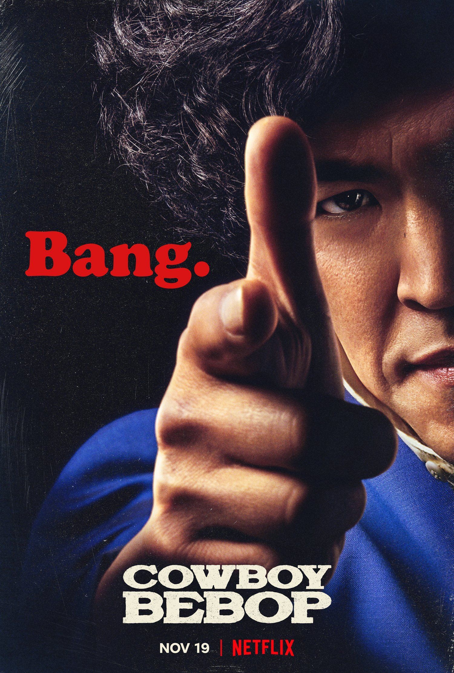 Cowboy Bebop Poster Shows Close-Up Look at John Cho's Spike Spiegel