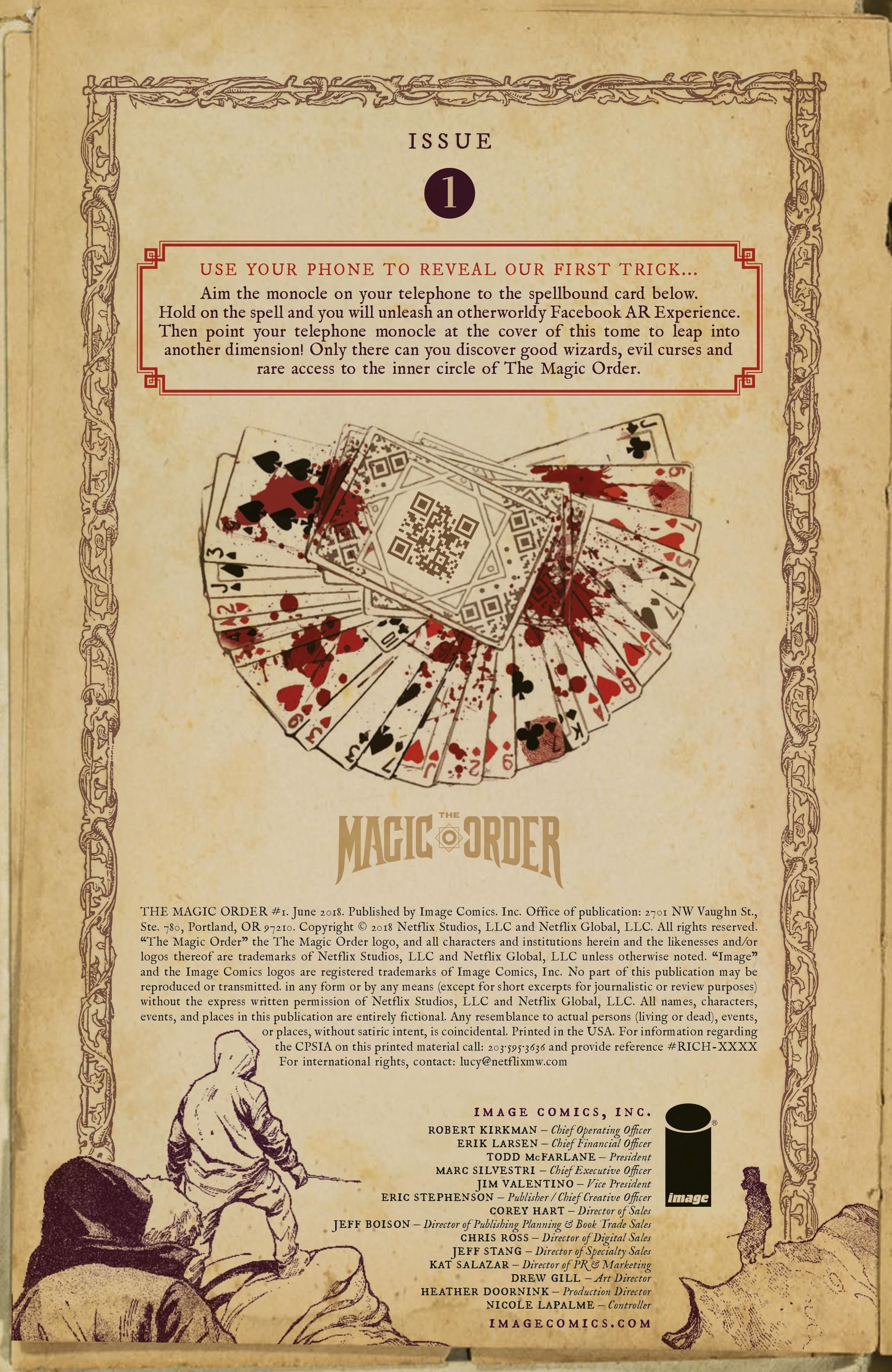 Read ‘The Magic Order’ #1 Now For Free, Courtesy of Netflix & Millar ...