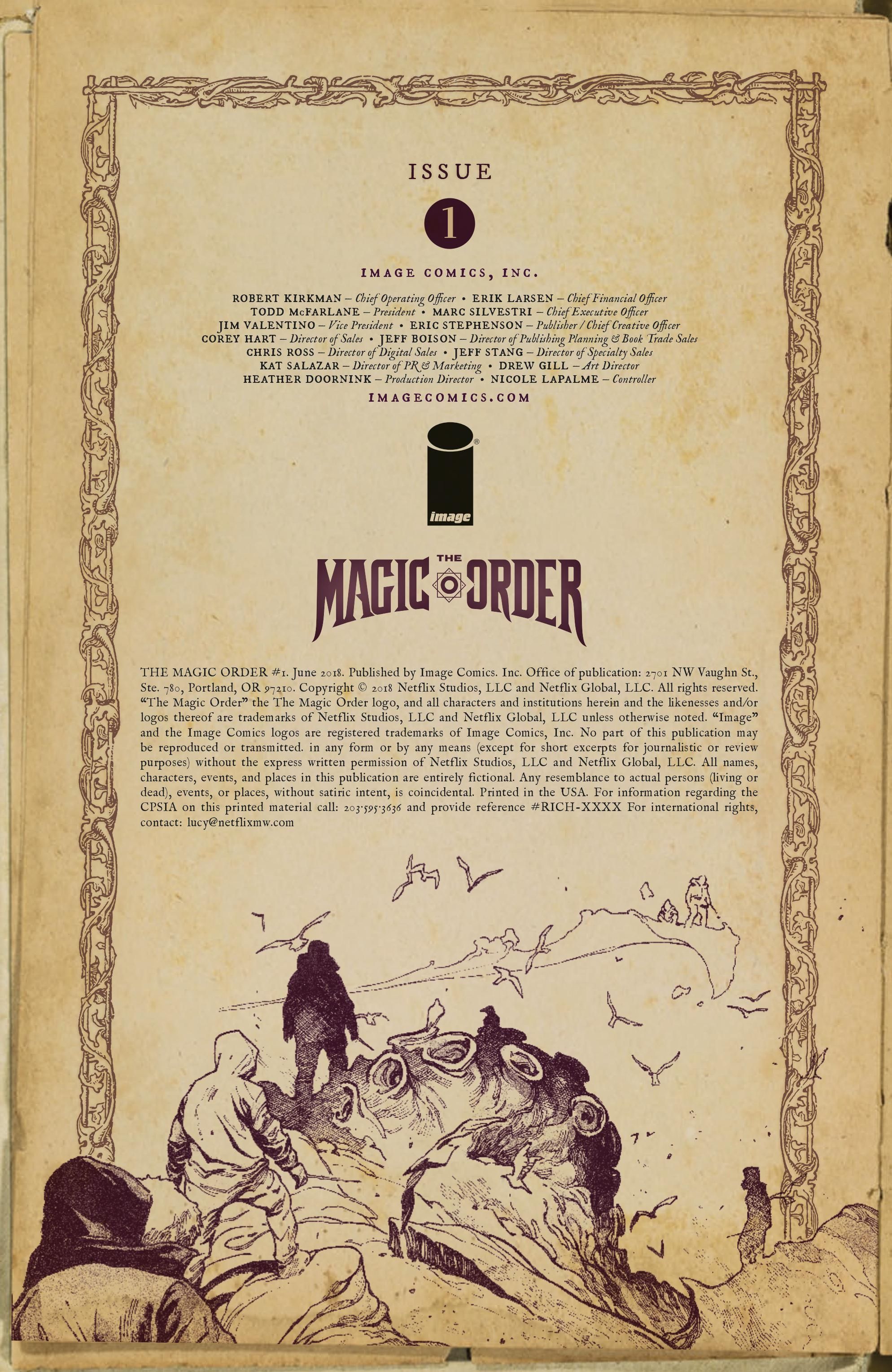 Read ‘The Magic Order’ #1 Now For Free, Courtesy of Netflix & Millar ...