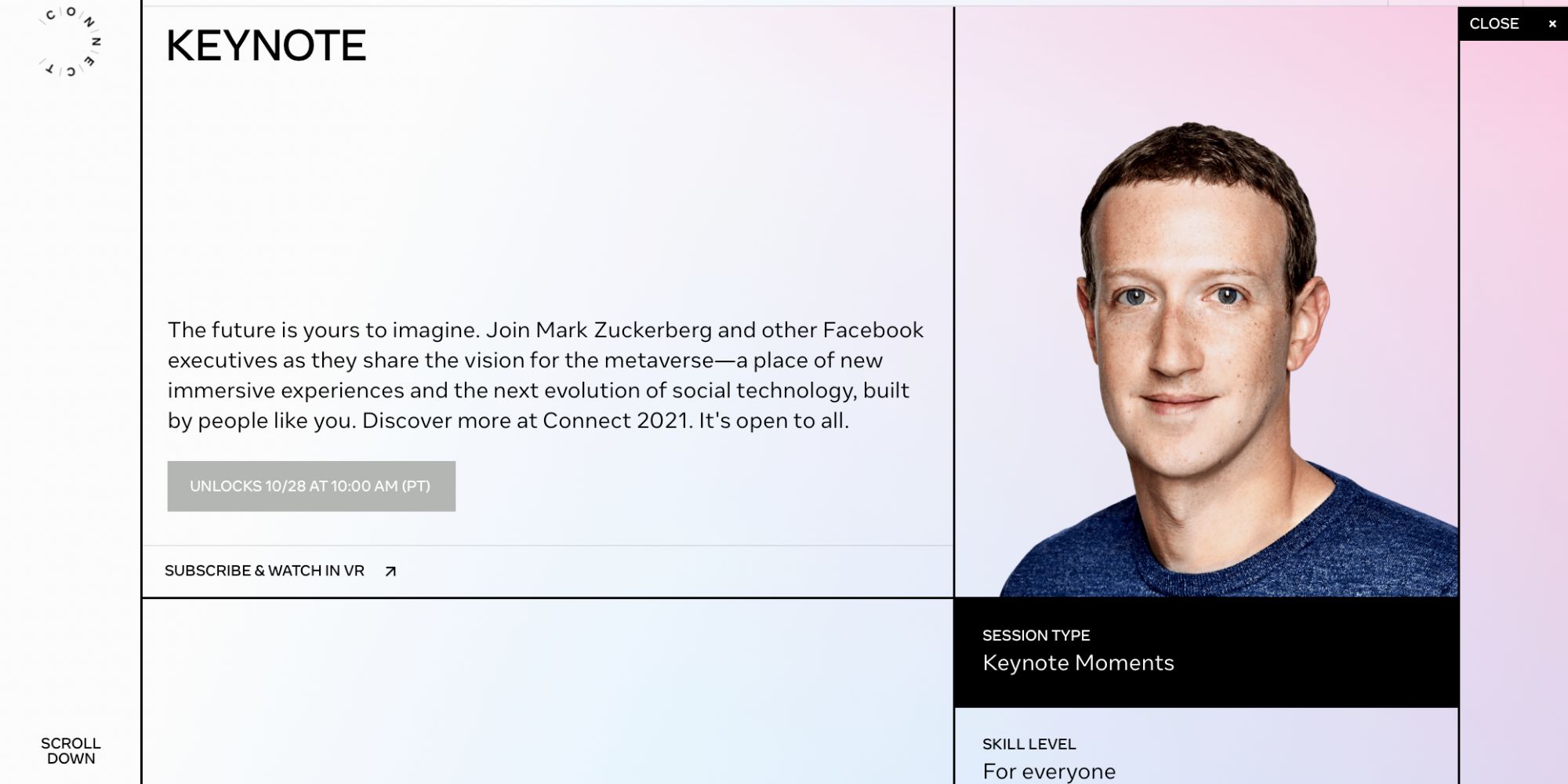 Facebook Connect 2021: How To Watch & Everything We're Expecting