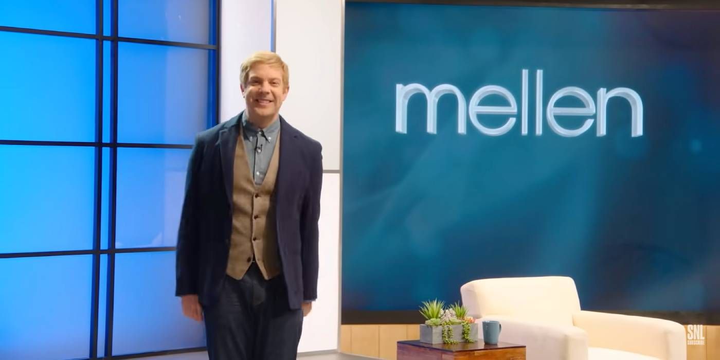 Ellen DeGeneres Loves SNL's Mellen Parody Skit