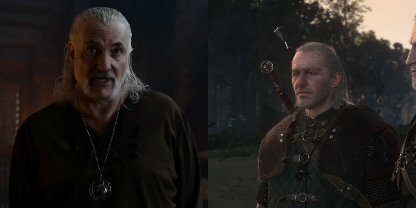 The Witcher: How Season 2's Vesemir Compares To The Games