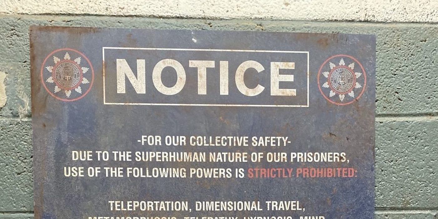 The Suicide Squad: James Gunn Reveals Closer Look At Prison Warning Sign