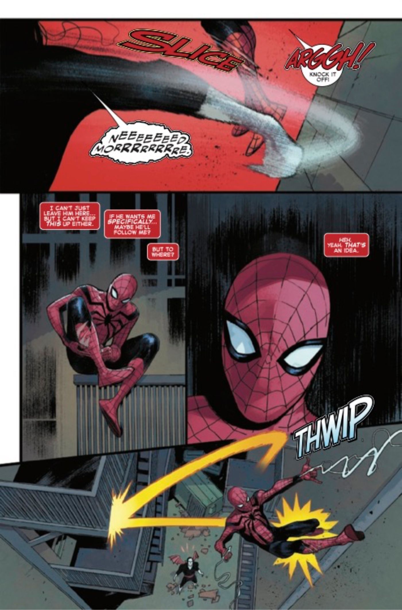 Morbius Battles the New Spider-Man Ahead of His Movie Debut