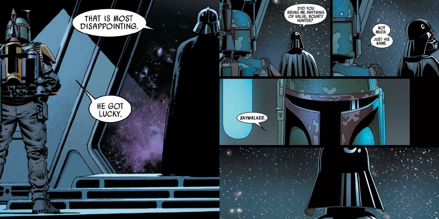10 Most Iconic Boba Fett Panels In Star Wars Comics