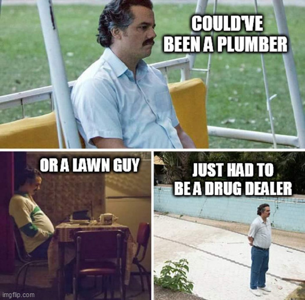 Narcos: 10 Of The Funniest "Bored Escobar" Memes