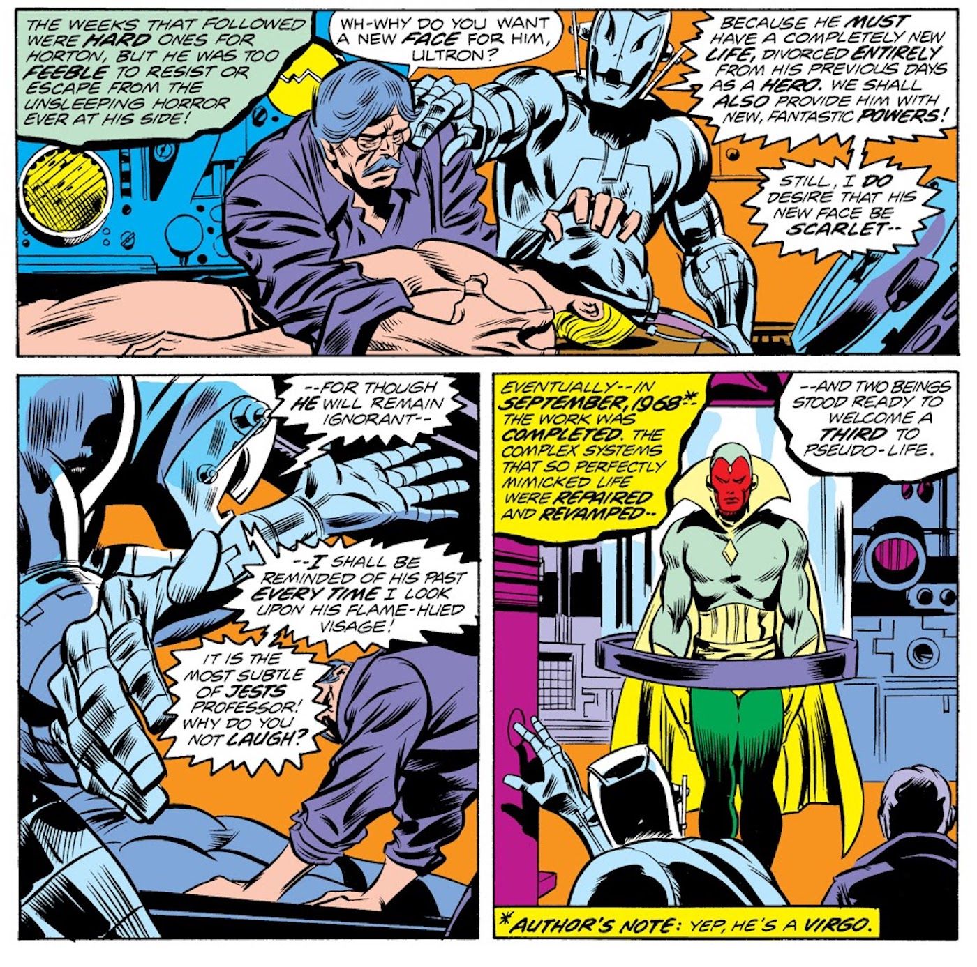 Vision is Made From The Spare Parts of Marvel's First Superhero