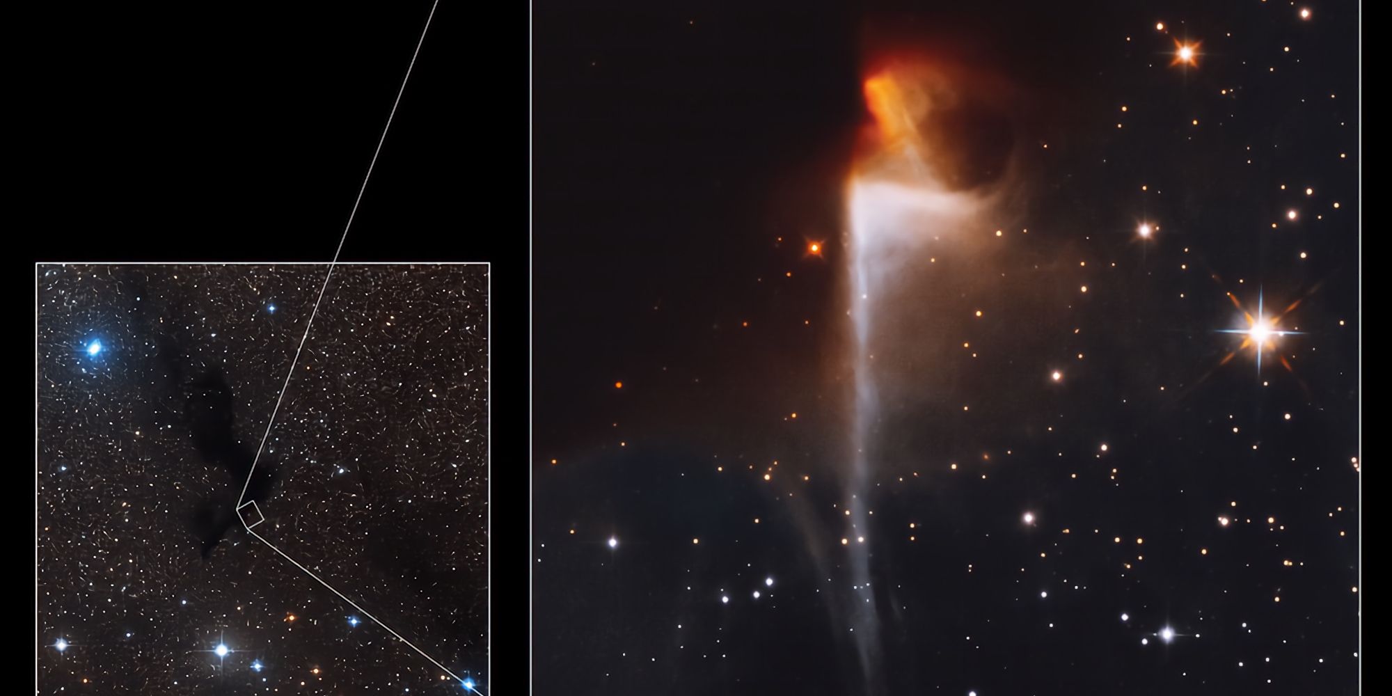 Hubble Looks At Dark Nebula Causing Stars To Disappear From Sight