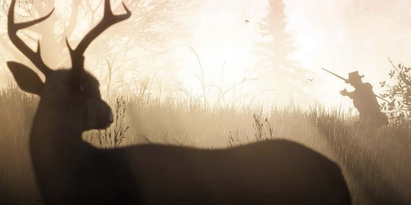 Red Dead Online Hunter Chased By Cursed Deer Carcass